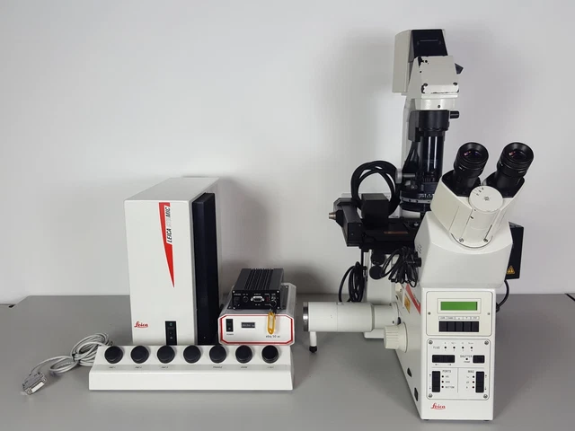 LEICA DM IRE2 Inverted Confocal Motorised Microscope System Lab EUR 5. ...