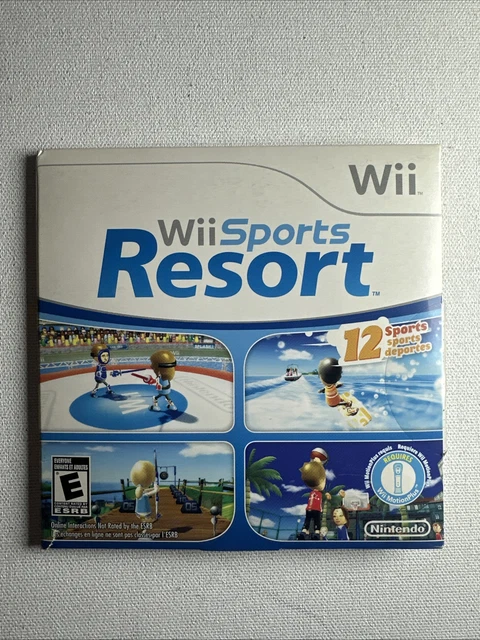 WII SPORTS (NINTENDO Wii, 2006) w/Resort Cardboard Sleeve No Manual ...