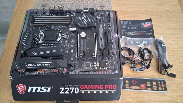 MSI Z270 GAMING Pro Carbon Intel ATX Mainboard Sockel 1151 £52.63 ...