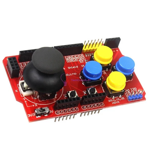1x Gamepads Joystick Keypad Shield Ps2 For Arduino Nrf24l01 Nokia 5110