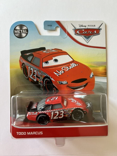 DISNEY PIXAR CARS TODD MARCUS #123 No Stall Mattel NUOVO EUR 14,90 ...