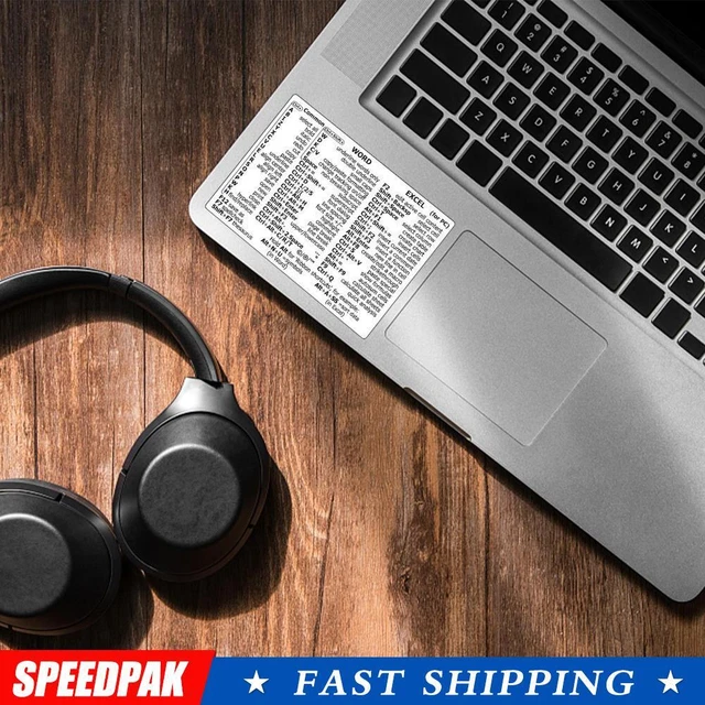 FOR PC LAPTOP Windows PC Reference Keyboard Shortcut Adhesive Sticker ...