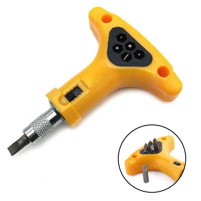 POIGN E DE TOURNEVIS de type T facile utiliser avec direction cliquet r ...