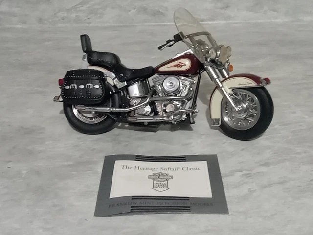 FRANKLIN MINT PRECISION Models Harley Davidson Heritage Softtail Die ...