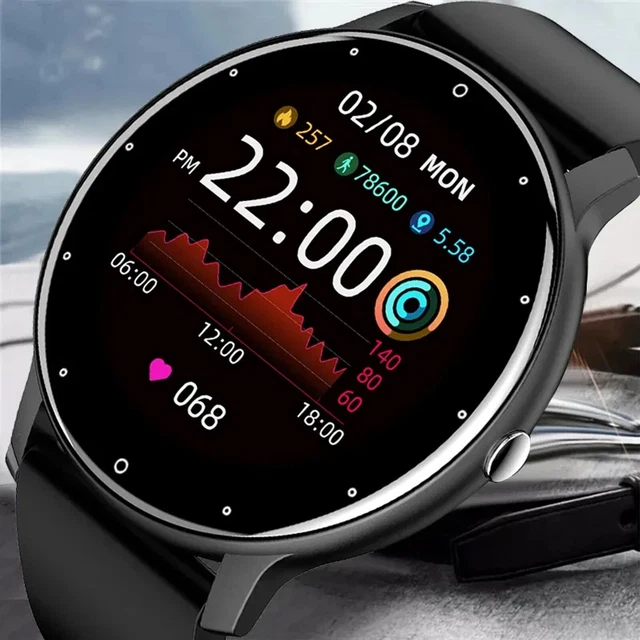 SMARTWATCH BLUETOOTH LUSSO uomo fitness frequenza cardiaca ...