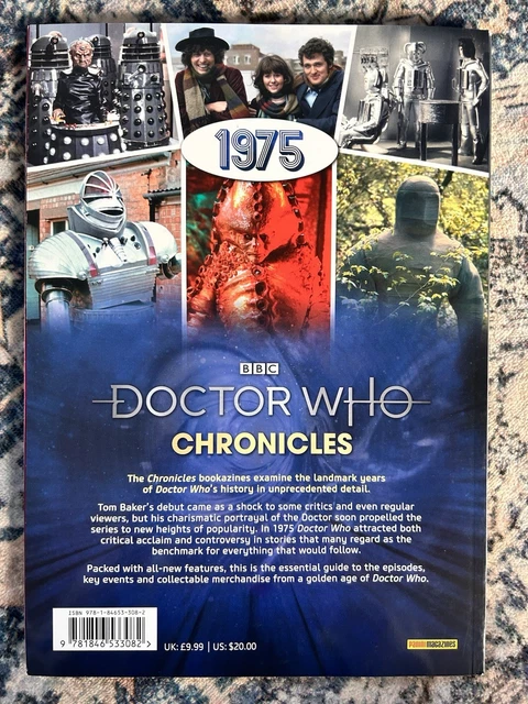 DOCTOR WHO CHRONICLES Magazine Bookazine 1975 Season 12 Tom Baker ...