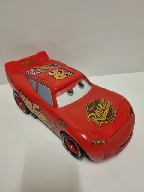DISNEY CARS TALKIN Lightning McQueen Programmable Driving Ultra Rare ...