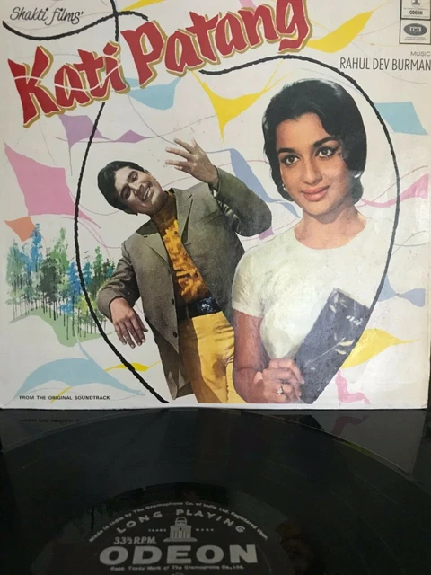 KATI PATANG - ODEON 1ère édition LP VINYLE disque BOLLYWOOD film indien ...