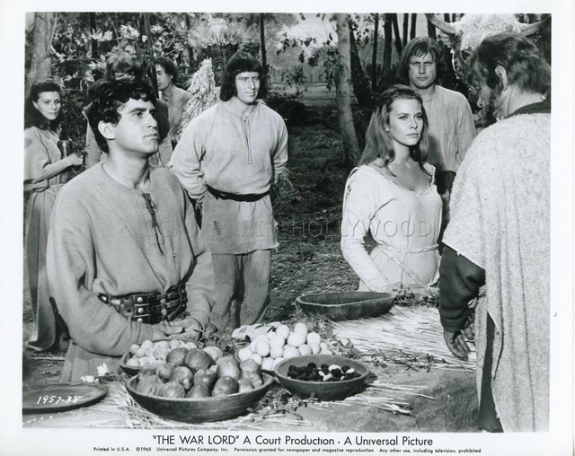 ROSEMARY FORSYTH JAMES Farentino The War Lord 1965 Vintage Photo ...