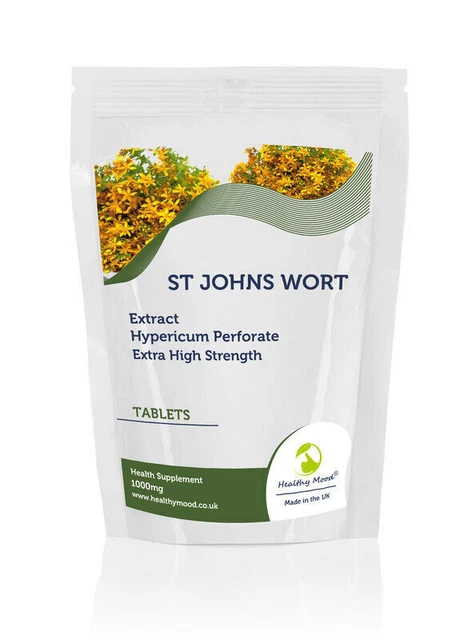 ST JOHNS WORT x500 1000mg Extract Tablets £44.90 - PicClick UK