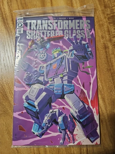 TRANSFORMERS SHATTERED GLASS Comic II - IDW 2022 Cover RE - Soundwave ...