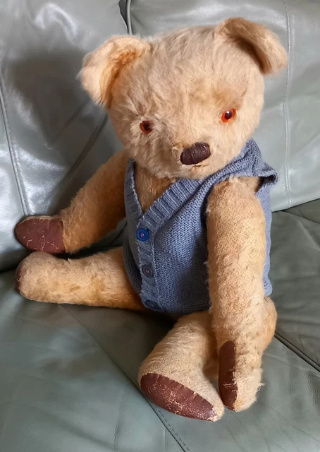 VERY SPECIAL TRULY Royal 70cm Large 1930s English Chad Valley Mohair ...