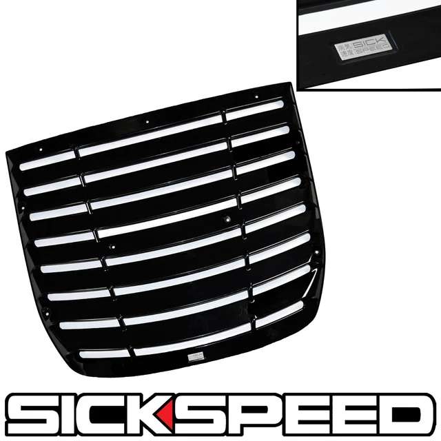 REAR WINDOW LOUVER Body Kit Shade Vent Cover Spoiler Lip 370Z Fender ...