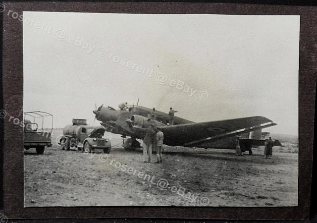 WW2 ABYSSINIAN CAMPAIGN a Junkers Ju 52 with RAF Markings #2 Photo 11.5 ...