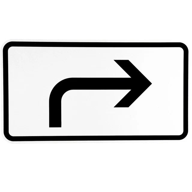 STVO VERKEHRSZEICHEN 1000-21 Vorankündigung rechtsweisend Verkehrsschild Schild EUR 25,95 ...