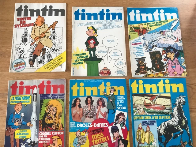 LOT 6 BD Collection Tintin magazine Livre Journaux n°266 267 268 269 272 277 EUR 9,80 - PicClick FR