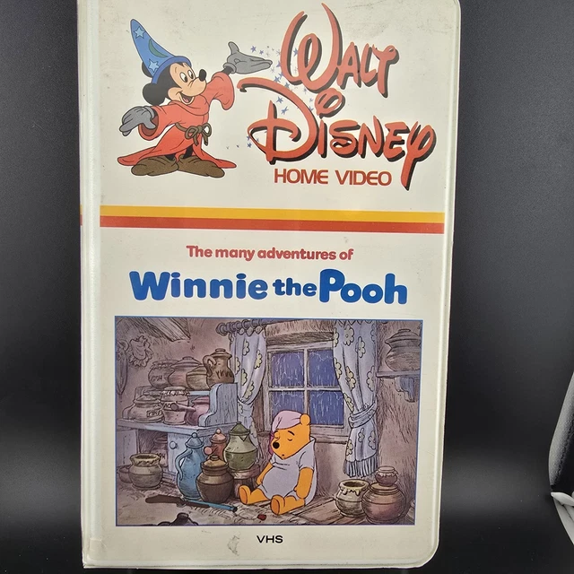 GREAT FIND WALT Disney's The Many Adventures Of Winnie The Pooh VHS ...