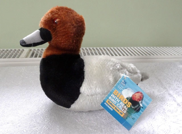 COLLECTABLE RSPB BIRDS & Real Bird Calls - Pochard Duck With Tags ...