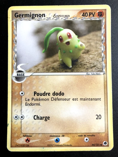 CARTE POKÉMON GERMIGNON 44/101 EX Île des Dragons FR (port groupé) EUR 1,90 - PicClick FR