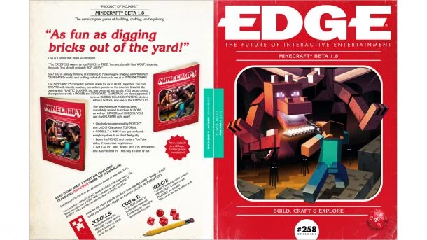 EDGE MAGAZINE 258,20TH Anniversary Years,2011: Minecraft,Junkboy,Owen ...