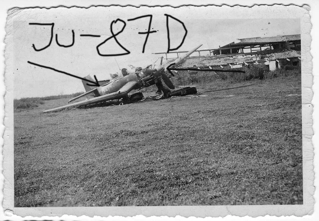 ORIG. FOTO, LUFTWAFFE Flugzeug, Junkers Ju-87 Stuka Emblem Wappen ...