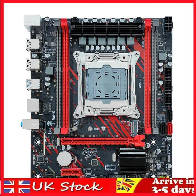DDR3 ECC PC Motherboard NVME/SATA ATX Computer Motherboard E5 2666 V3 ...