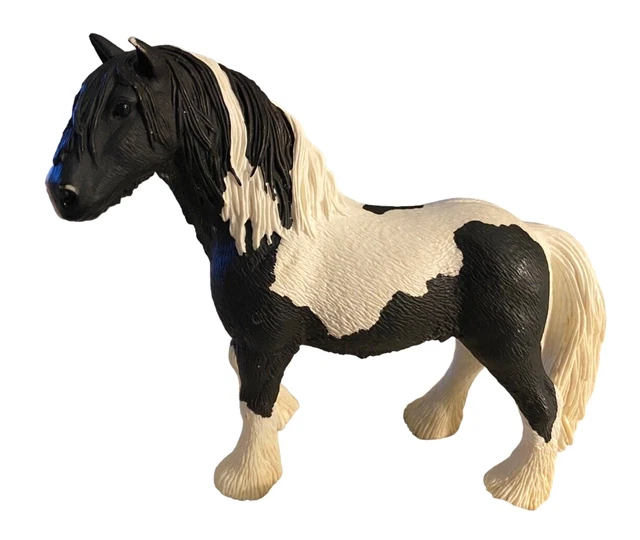 SCHLEICH STALLION HORSE fawn white spots spotted - PicClick UK