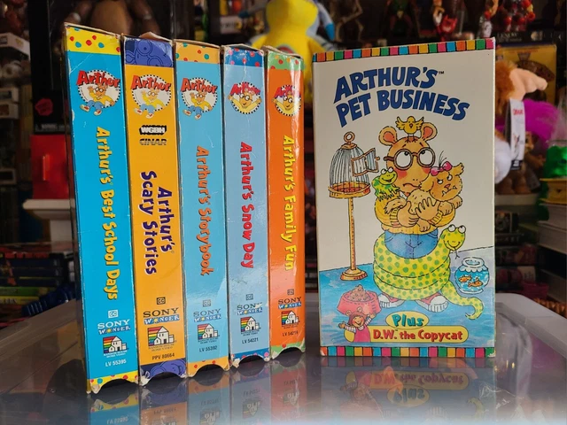 ARTHUR THE AARDVARK Lot Of 6 Vhs Tapes Pbs Marc Brown $34.99 - PicClick CA