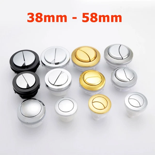 DIA 38MM - 58mm Dual Flush Toilet Cistern Round Push Button Fitting ...