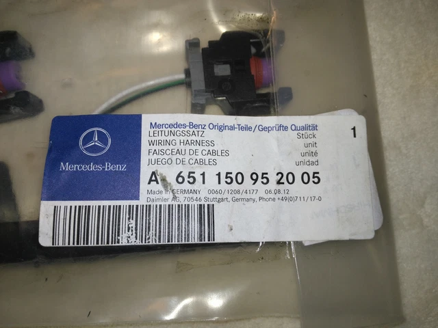 MERCEDES E C S Kabel Stecker für Diesel Injektoren A 651 150 95 20 EUR ...