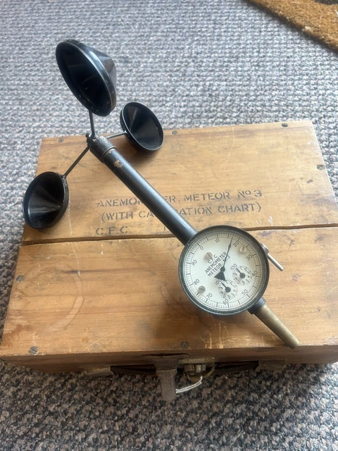 CASELLA WW2 CUP Anemometer 1942 Vintage Wind Speed Machine £75.00 ...