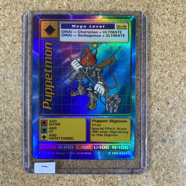 CARTE PUPPETMON BO-96 | Mega Level Digimon | Holo Foil, comme neuf ...