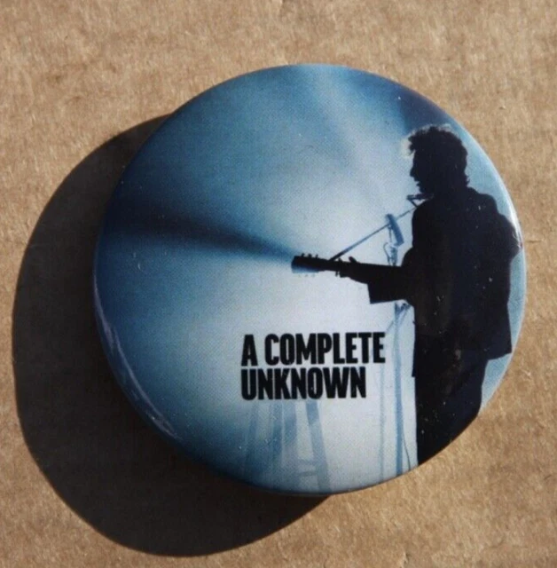BOB DYLAN - A Complete Unknown - Film badge - 45cm diameter - VGC £2.80 ...