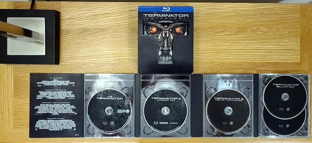 TERMINATOR ANTHOLOGY MOVIES 1 to 4 BLU RAY Box Set 5 Discs REGION A [US ...
