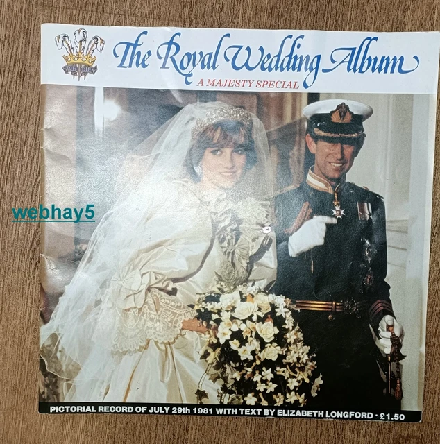 THE ROYAL WEDDING ALBUM A MAJESTY SPECIAL PRINCESS DIANA COLLECTABLE ...