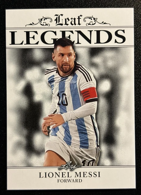 LIONEL MESSI ARGENTINA Inter Miami 2023 Leaf Legends Mint #La-08 Soccer ...