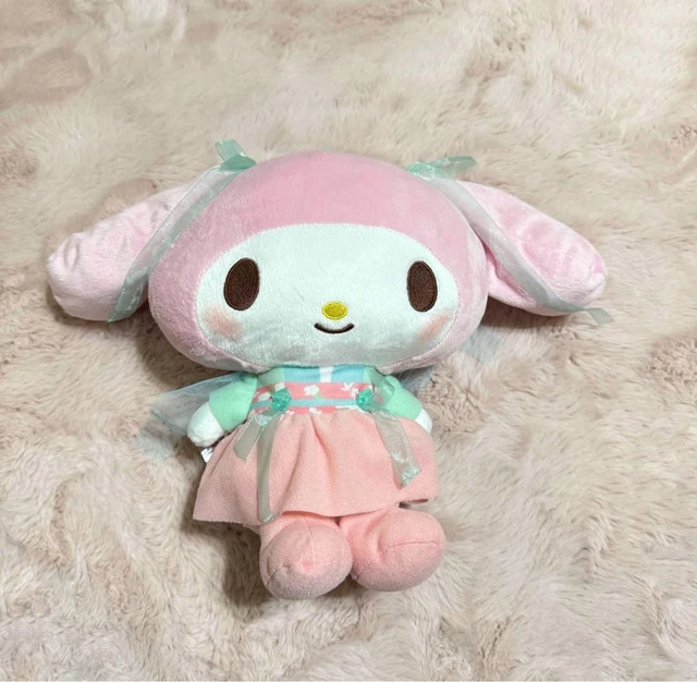 SANRIO MY MELODY Kuromi Hirari Spring Color Big Plush Toy Melo UnUsed £ ...
