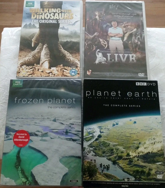 BBC EARTH FROZEN Planet/Planet Earth/Walking With Dinosaurs/Alive DVDS £21.51 - PicClick UK