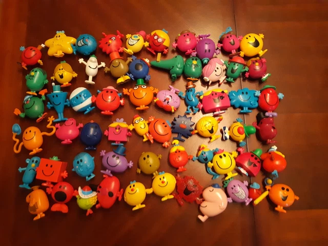 MR. MEN AND Little Miss Figures McDonalds Happy Meal Toy Full Set $90. ...