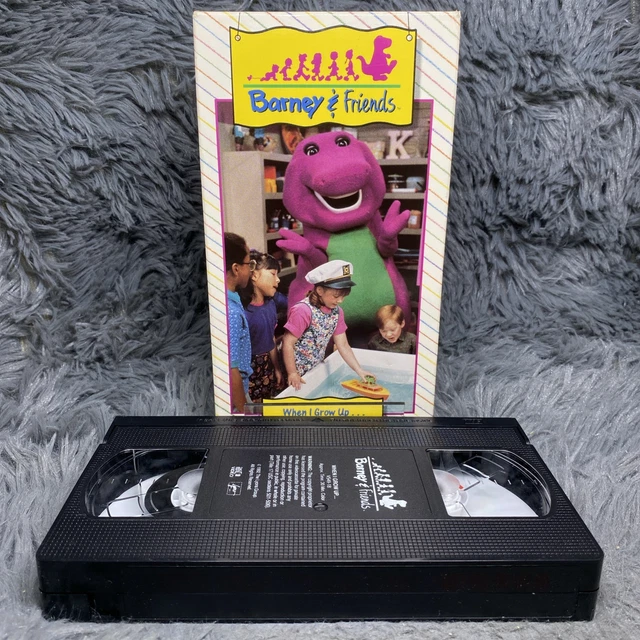 BARNEY & FRIENDS VHS When I Grow Up VHS 1993 Tape Time Life Video ...