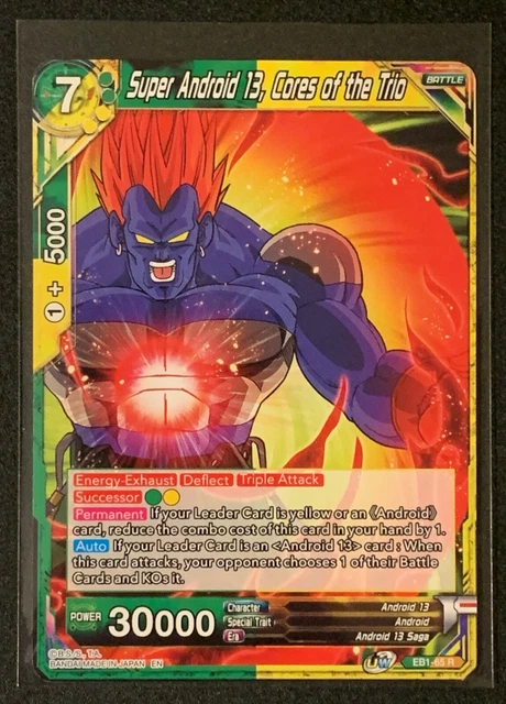 SUPER ANDROID 13. Cores of the Trio | EB1-65 R | Dragonball Super TCG ...