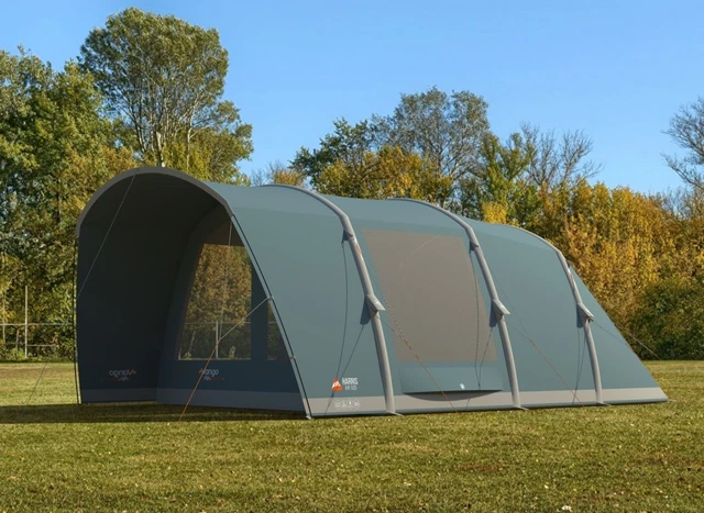VANGO HARRIS AIR 500 Tent Inflatable Airbeam Family 5 Berth Tunnel Tent ...