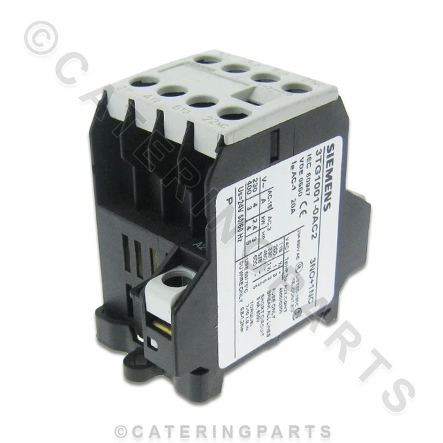SIEMENS 3TG1001-0AC2 24V 24 Volt Coil Heating Element Contactor Relay ...