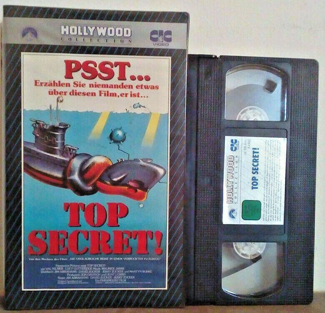 VHS FILM DEUTSCH Commedia Top Secret Val Kilmer ex nolo (V21) EUR 2,49 ...