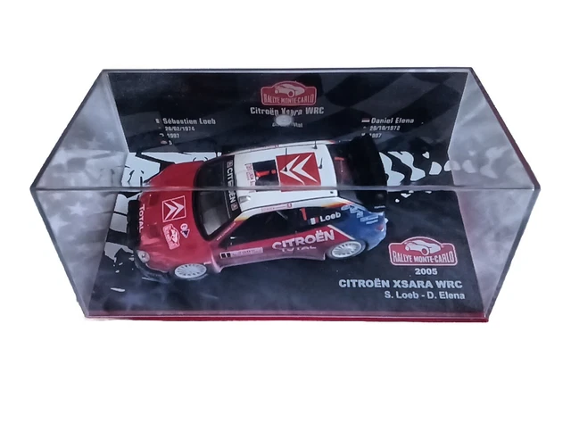 SÉBASTIEN LOEB DANIEL Elena Citroën Xsara WRC miniature 1/43 Rallye EUR ...