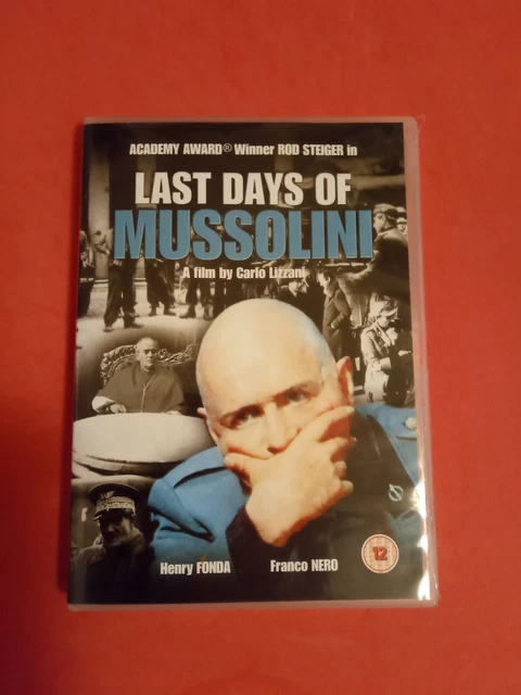 LAST DAYS OF Mussolini dvd 1974 rare rod steiger film (region 2 English ...