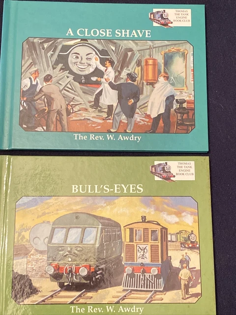 THOMAS THE TANK Engine Book Club 1995 : A Close Shave & Bull’s-Eyes £5. ...