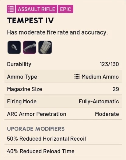 ARC RAIDERS 💫 Weapon / Waffe 💫 Tempest IV EUR 9,00 - PicClick DE
