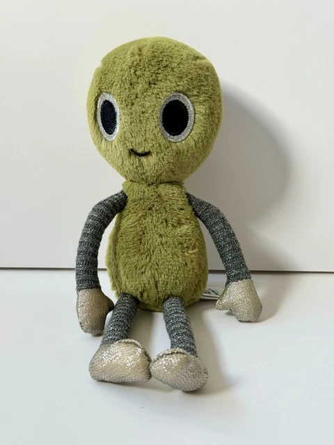 JELLYCAT ZALIEN GREEN Alien Plush Soft Toy Retired and Rare - Smaller ...