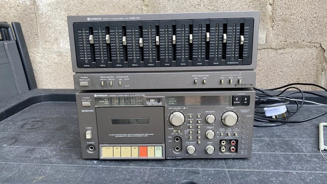 VINTAGE HITACHI D-220 Stereo Cassette Tape Deck $79.06 - PicClick AU